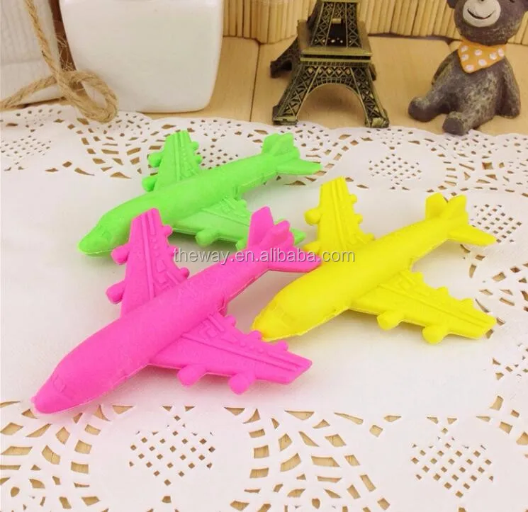 3d Airplane Eraser Vehicle Eraser - Buy Cute 3d Eraser,3d Puzzle ...