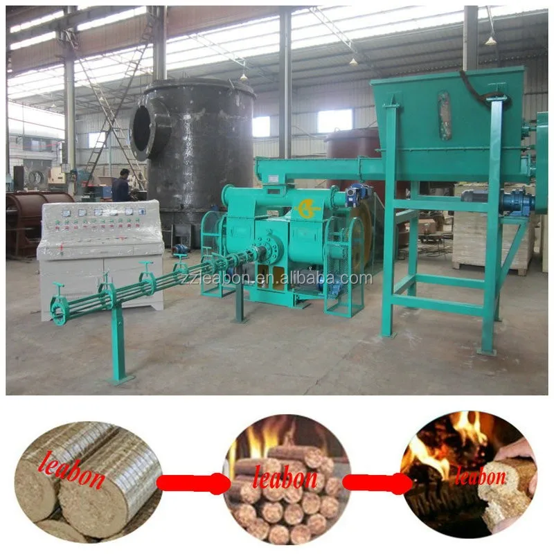 Good Performance Paper Briquette Maker/ Briquetting Plant Machinery For ...