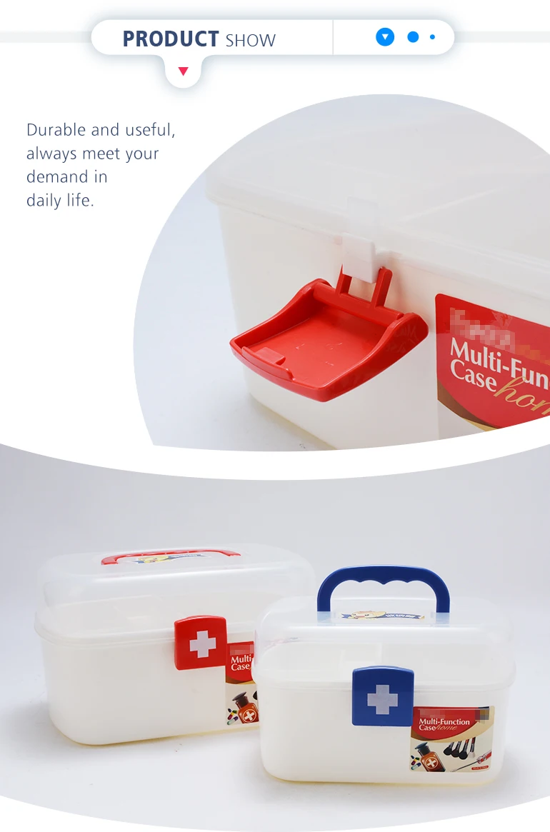 Durable Container Pharmacy Design Storage Tool Plastic Medical Box With ...