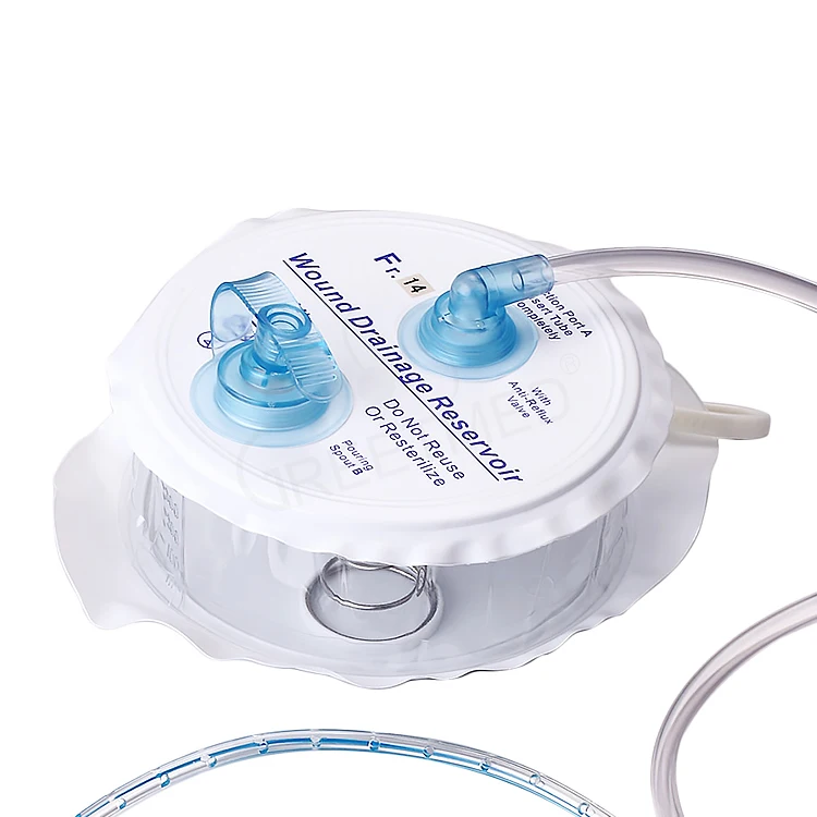 High Quality Disposable Spring Silicone Closed Wound Drainage Reservoir ... High Quality Disposable Spring Silicone Closed Wound Drainage Reservoir ...