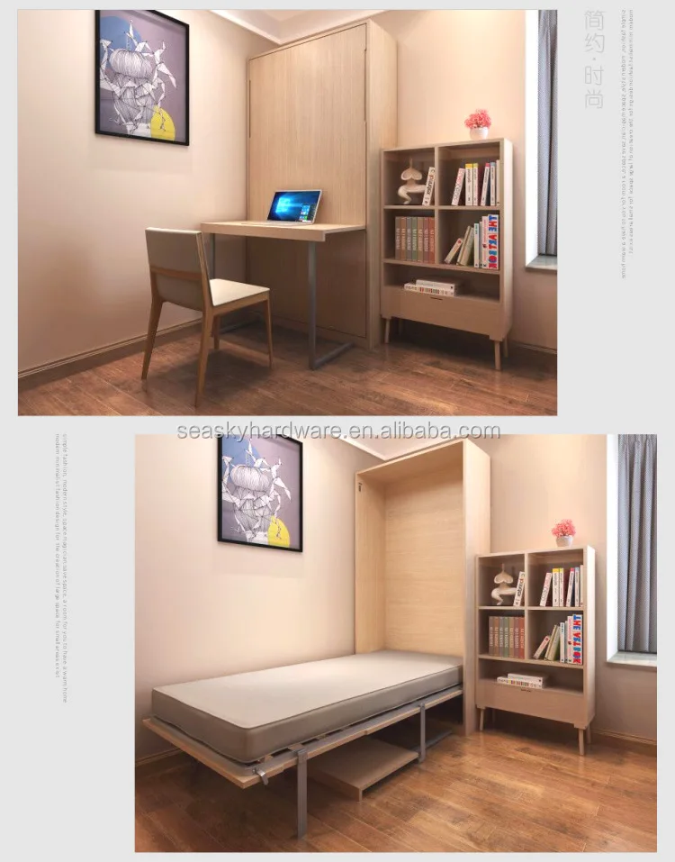 Modern Furniture Wall Folding Bed Murphy Bed Hardware Kit - Buy Murphy ...