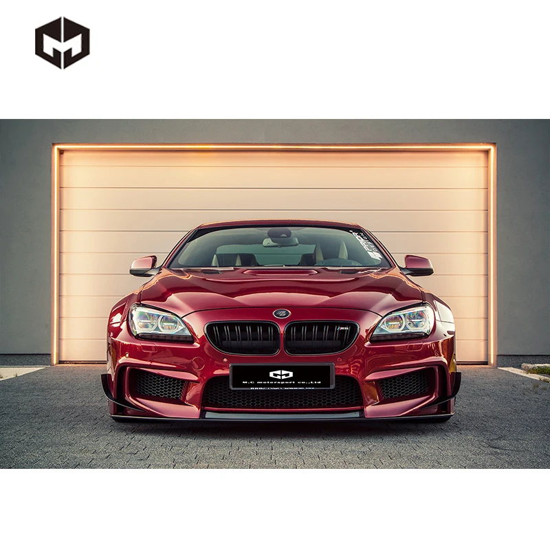 Fiberglass Prior Design Wide Body Kit for BMW 6 Series