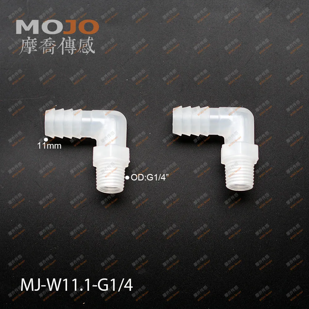 Mj-w11.1-g1/4 Elbow Barbed Type 11.1mm To Male Thread G1/4'' Water Gas ...