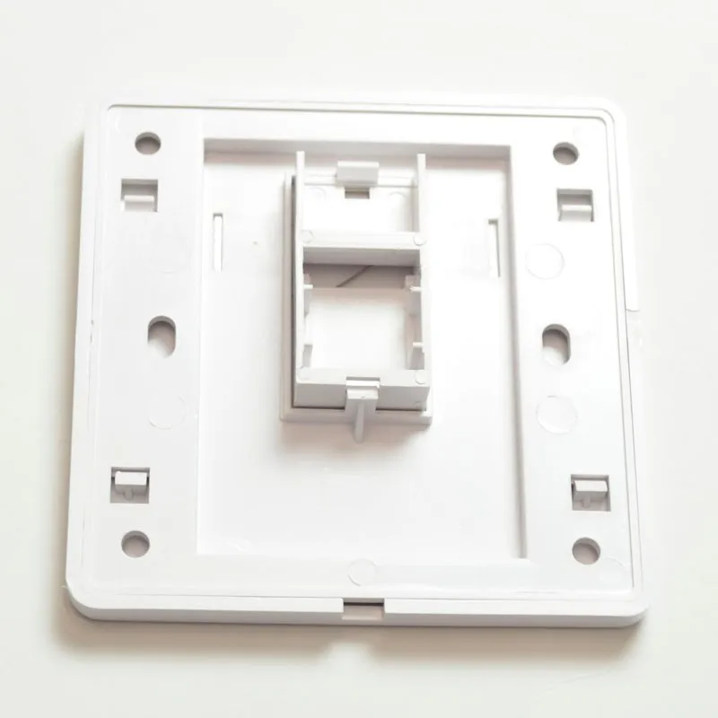 RJ45 Network Cable Face Plate - Dual Ports for Cat5 & Cat6