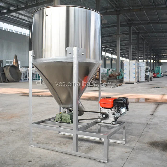 Stainless Steel Animal Poultry Chicken Cattle Pig Fish Feed Mixer ...