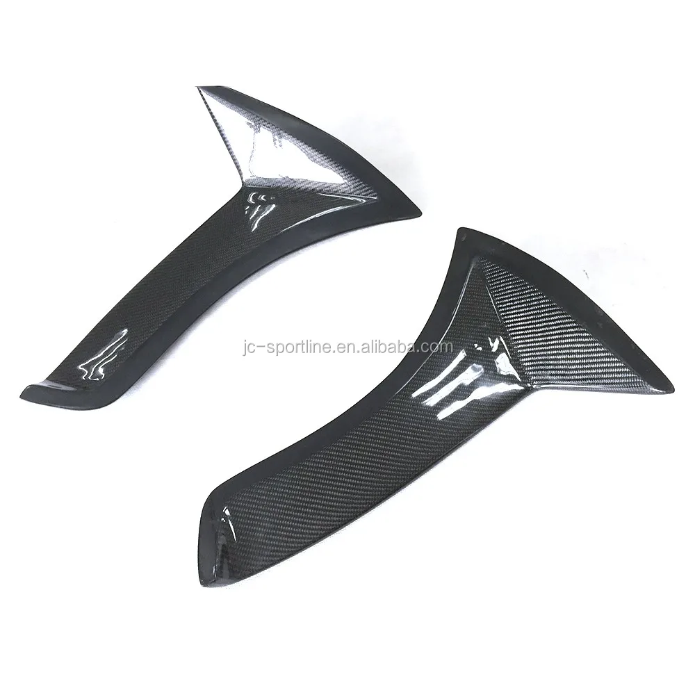 W205 Carbon Fiber Fender Aero Fin Trim For Mercedes Ben Z Standard ...