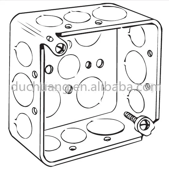 Factory Waterproof Metal Box Junction Box Electrical Boxes - Buy ...