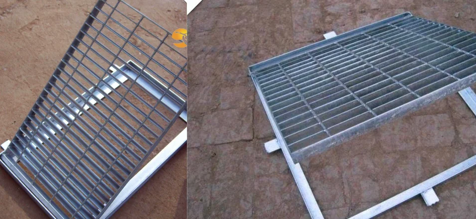 Hot Dip Galvanized Openable Metal Grating Drain Cover - Buy Grating ...