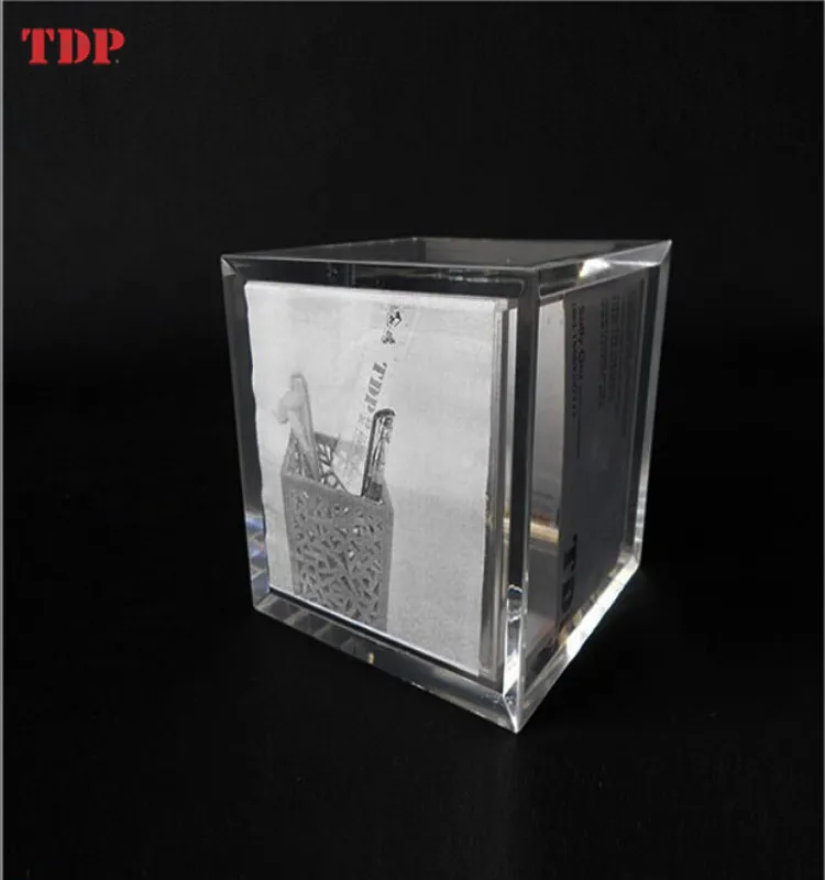 Custom Plastic Plexiglass Clear Acrylic Photo Cube Frame 3d Picture ...
