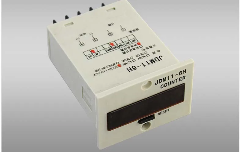 Jdm11-6h 6 Digit Industrial Counter 12v 24v 36v 220v Electronic ...