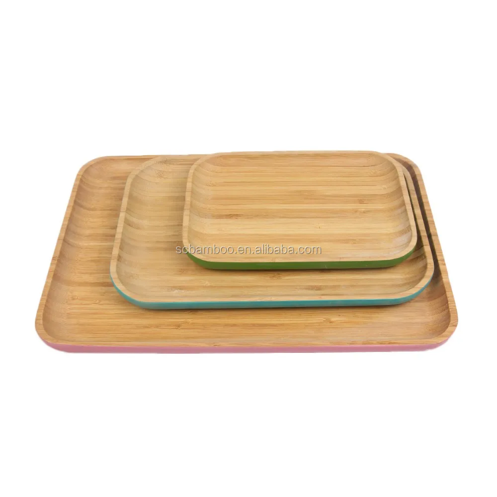 Biodegradable Organic Bamboo Plate,Oval Serving Wood Dish Platter ...