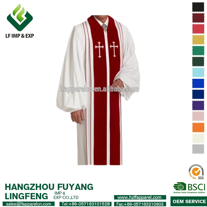 Shop High Quality Bishop Clergy Robes in White/red Colors