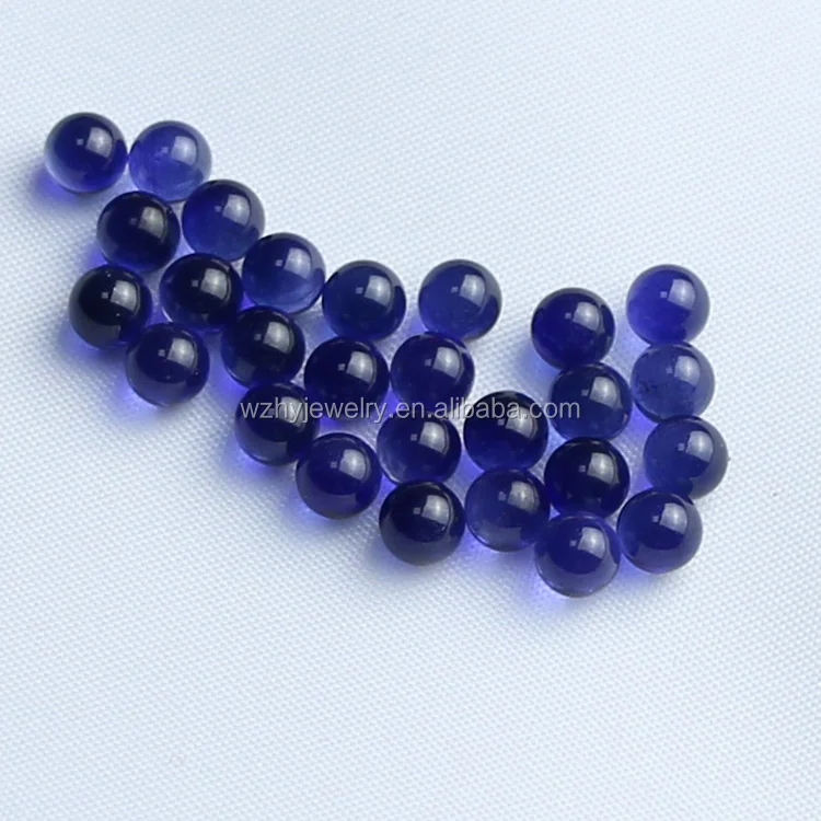 4mm 5mm Round Blue Sapphire Corundum Ball High Temperature Resistance ...