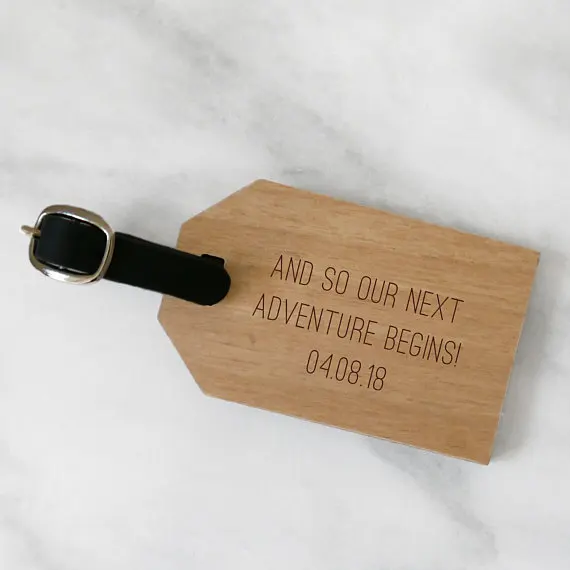 Wholesale Laser Cut Luggage Tags - Customizable & Eco-friendly