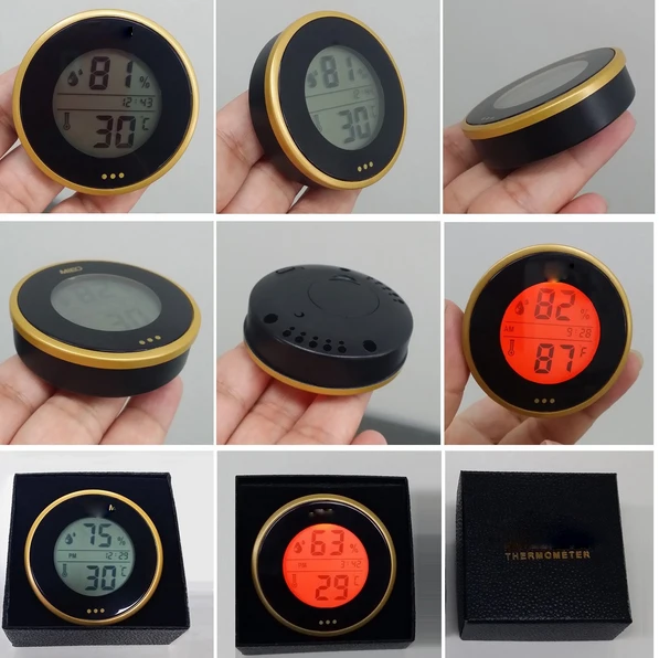 New Design Small Round Digital Thermometer Hygrometer For Indoor Use ...