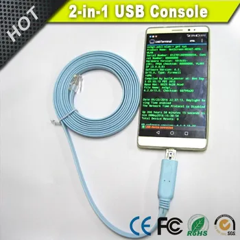 Usb Blue Juniper Console Cable 1.8m Ftdi Windows 8,7,Vista,Mac,Linux ...