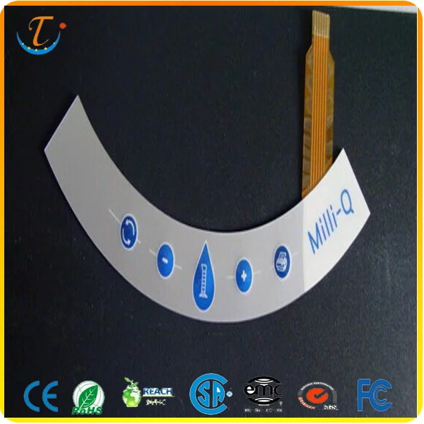 Customized Ip65 Fpc Membrane Switch Panel Led Design Waterproof Push ...