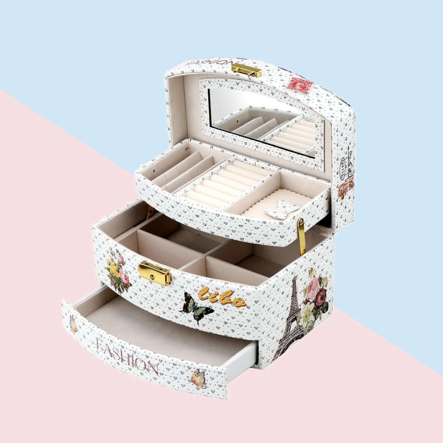 2020 New Style Velvet Luxury Jewelry Pendant Earring Necklace Holder ...