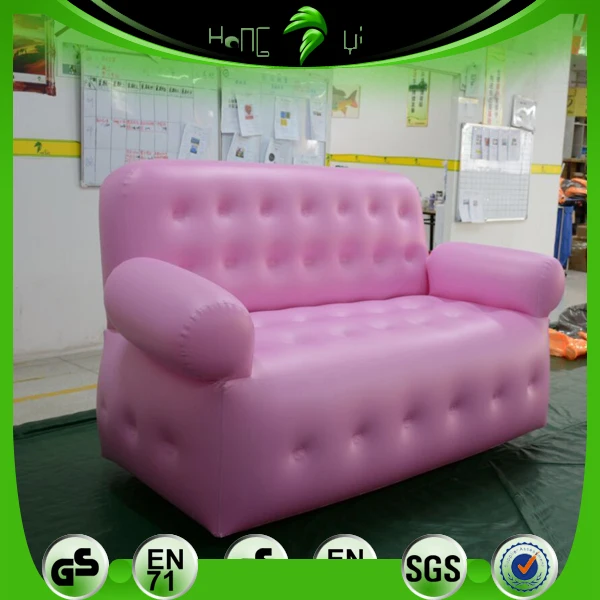 Customized Pink Inflatable Love Seat - High Quality PVC