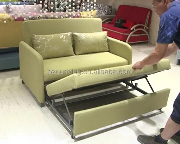 Metal Slat Sofa Bed Mechanism With Storage,Retractable Sofa Bed Frame ...