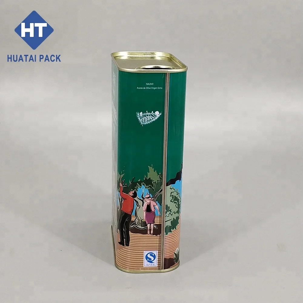 Empty Food Grade Olive Oil Tin Cans - Durable & Versatile