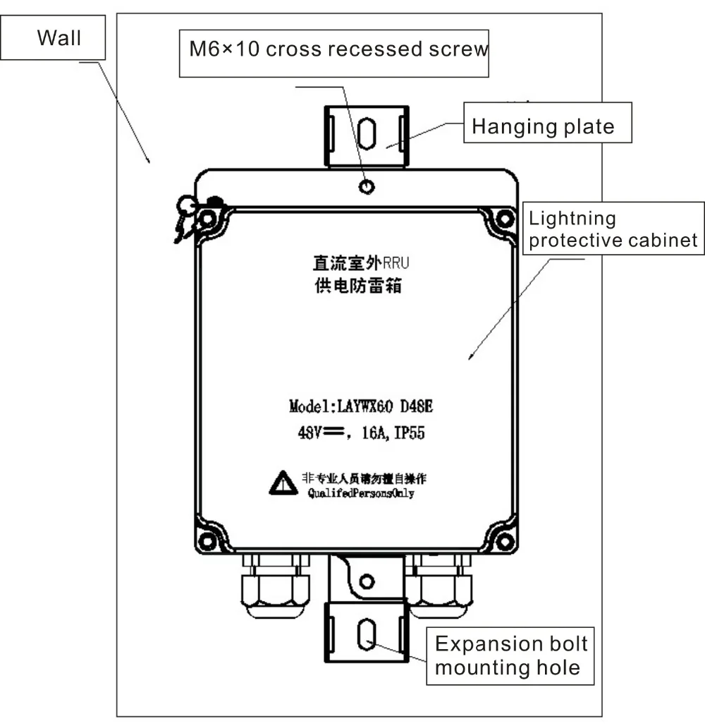48V DC Outdoor RRU Power Cabinet Surge Protection Box - A06B-6064-H327