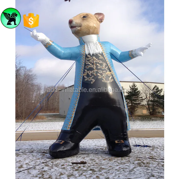Outdoor Giant Inflatable Rat Model for Advertising ST276