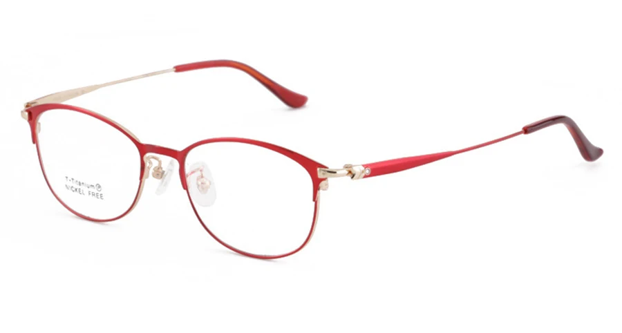 Custom Pure Titanium Acetate Glasses Frame Ultralight Women Spectacles ...