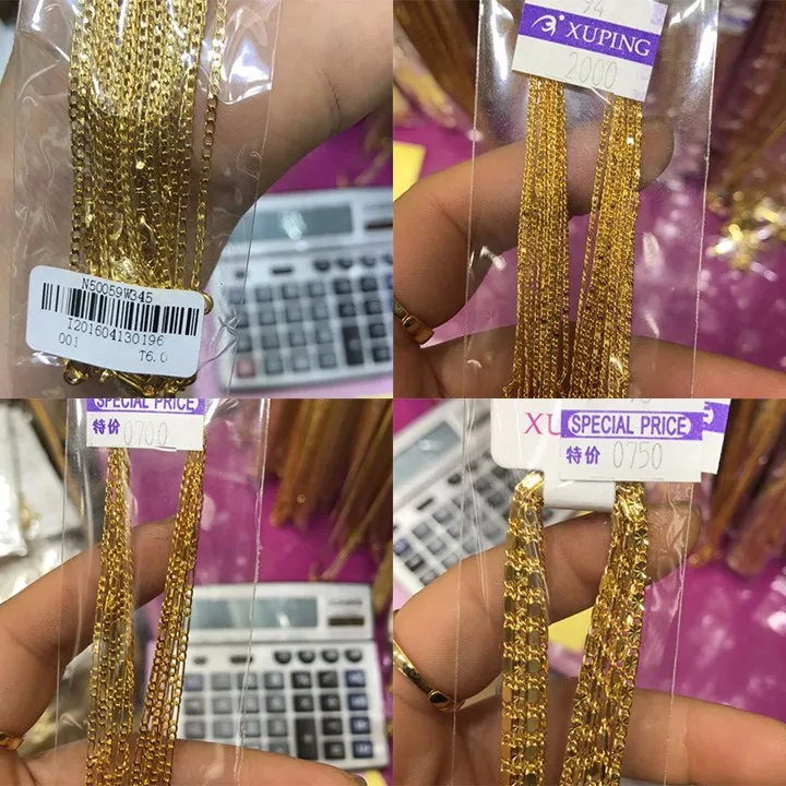 Xuping 24k Gold Plated Necklace Jewelry,Fashion Jewellery Women Chain ...