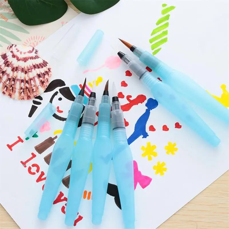 3pcs Large Capacity Refillable Paint Brush Water Brush Ink Pen ...