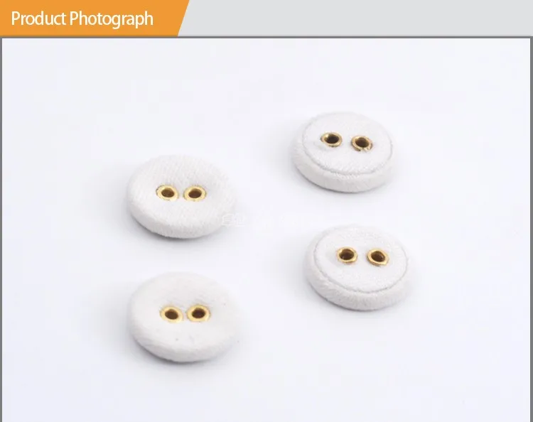 2 Hole Eyelet Fabric Covered Buttons BM10100 - Sustainable & Stylish