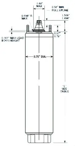 4" Franklin Submersible Motor - High Efficiency Water Pump