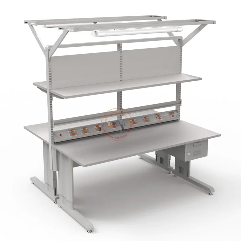 Detalle de diseño moderno esd de mesas de trabajo para la electrónica ...