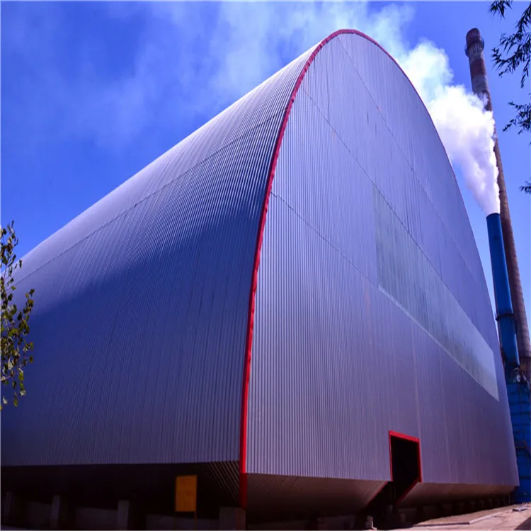 Struktur Baja Space Frame Dome Atap Konstruksi Bangunan Batu Bara ...