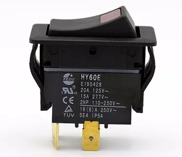 KEDU HY60E High Quality LED Rocker Switch With TUV CE Certificated ...