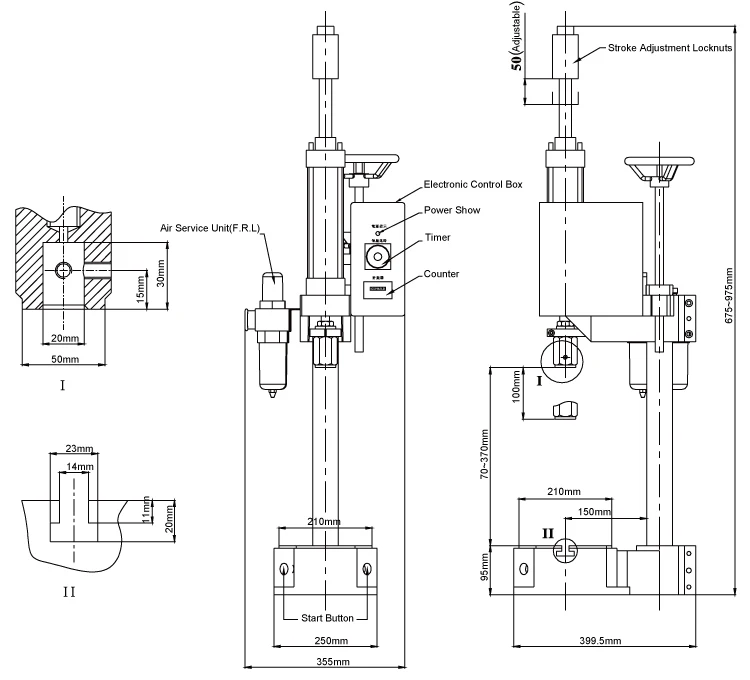 Micro Motor Axis Press Machine Pneumatic Press Air Press With High ...