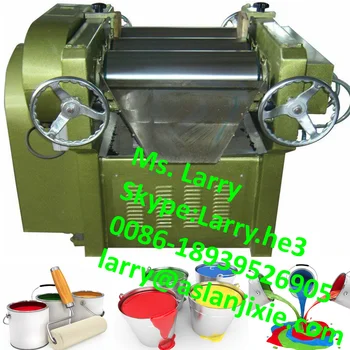 Pigment 3 Roller Grinding Machine/oil Pastel Making Machine/color Paint ...