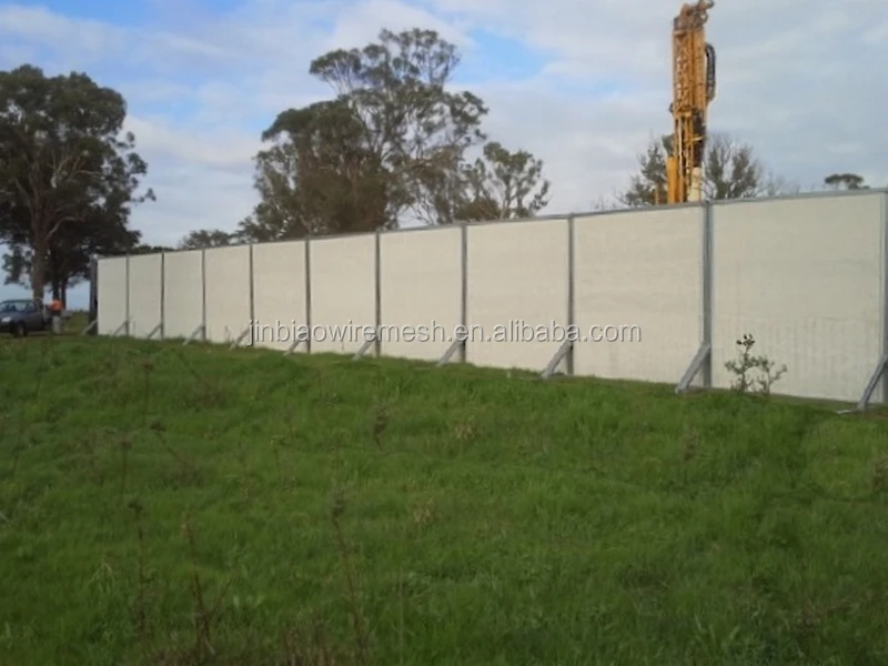Portable Sound Barrier Walls For Construction Site Iso 9001 Factory ...