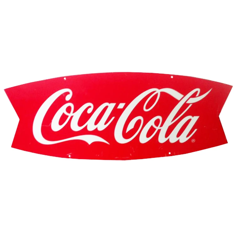 Oval Shape Wall Decoration Art Metal Advertising Street Tin Sign Emboss ...