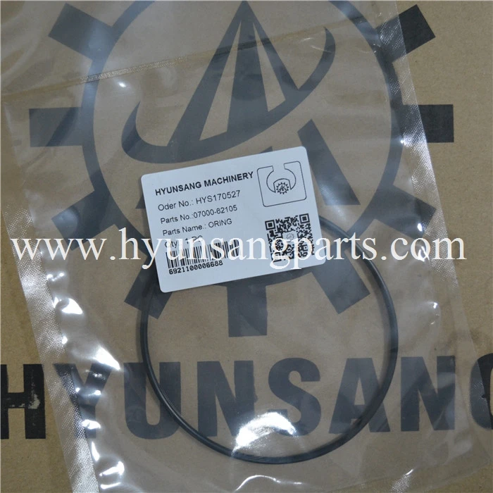 Hyunsang Excavator Parts O-ring 07000-62105 07000-15200 07000-15210 ...