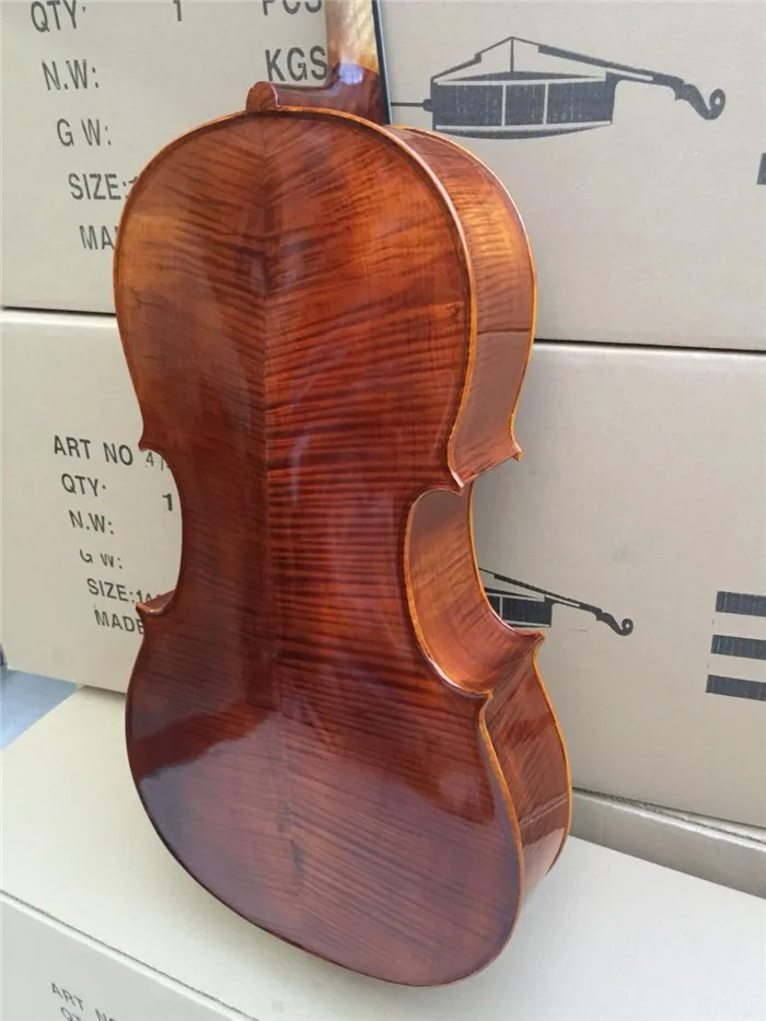 Professional Handmade Flame Cello 4/4 - High Grade
