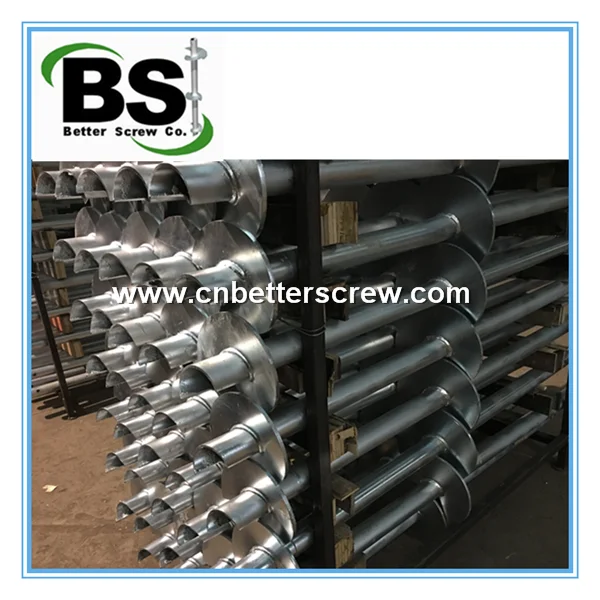 Round Shaft Helical Piles - Durable & Customizable Solutions