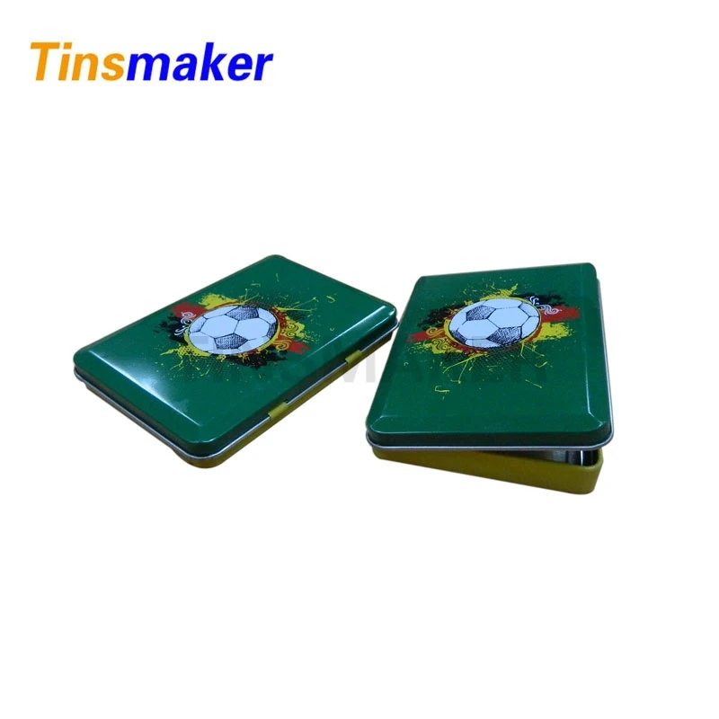 Tin Gift Box Recipe Boxes Wholesale Custom Shaped Hinged Lid Mini Metal ...