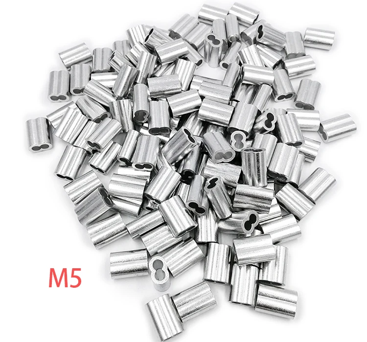 8-shaped Aluminum Ferrule M1.2-m16 Wire Rope Fittings Sleeves Wire Rope ...