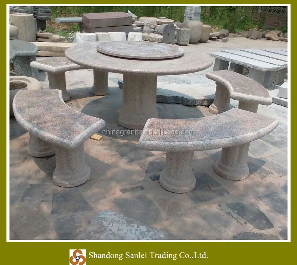 Outdoor Stone Table And Bench,Banquet Spining Dining Table,Dining Table ...