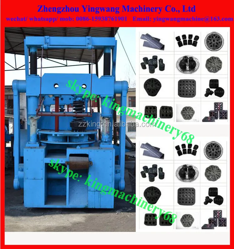 Easily Ignited Honeycomb Coal Briquette Molding Machine - Buy Easily ...