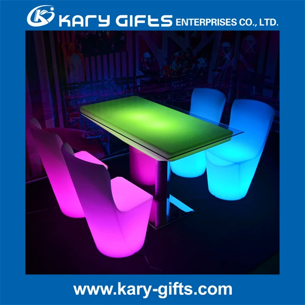 Illuminated Restaurant Snack Led Bar Table - Buy Led Bar Tables,Snack ...