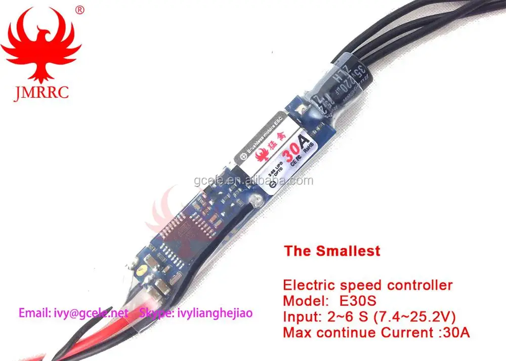 2-6s Mini 30a Brushless Esc Electronic Speed Controller For Rc ...