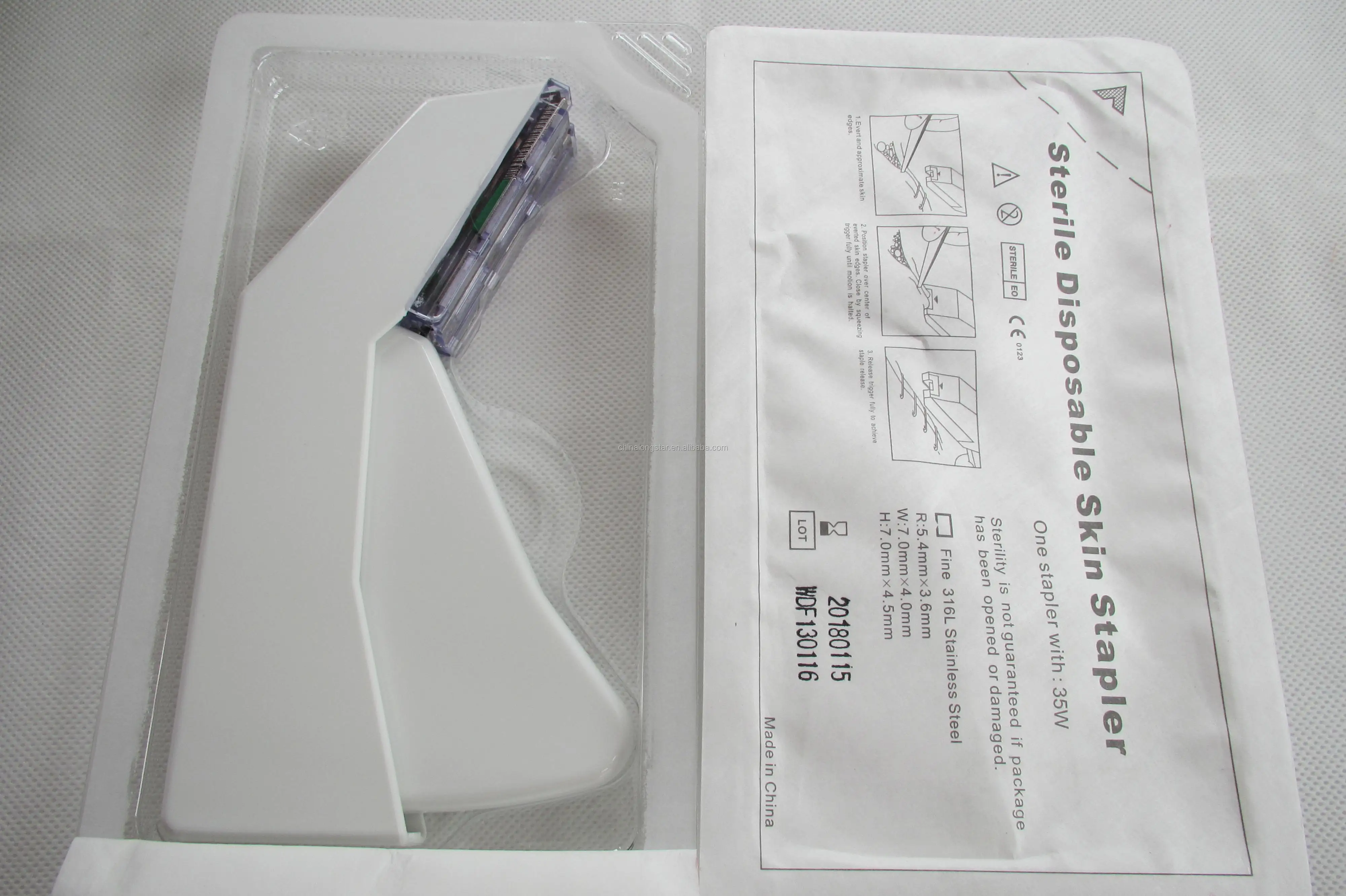 Medical Disposable Surgical Skin Stapler - Buy Medical Disposable Skin ...