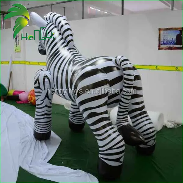 New Standing Bouncing Hot Air Zebra Cartoon Model,Inflatable Animal ...